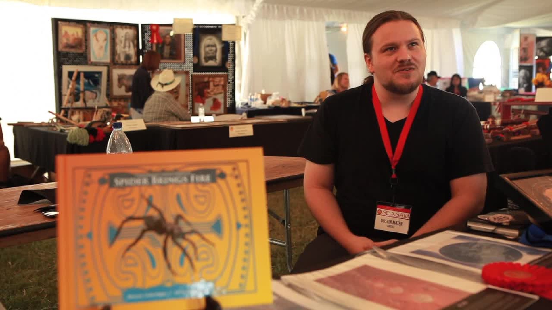 Artist Dustin Mater: Artwork for Spider Brings Fire | Chickasaw.tv