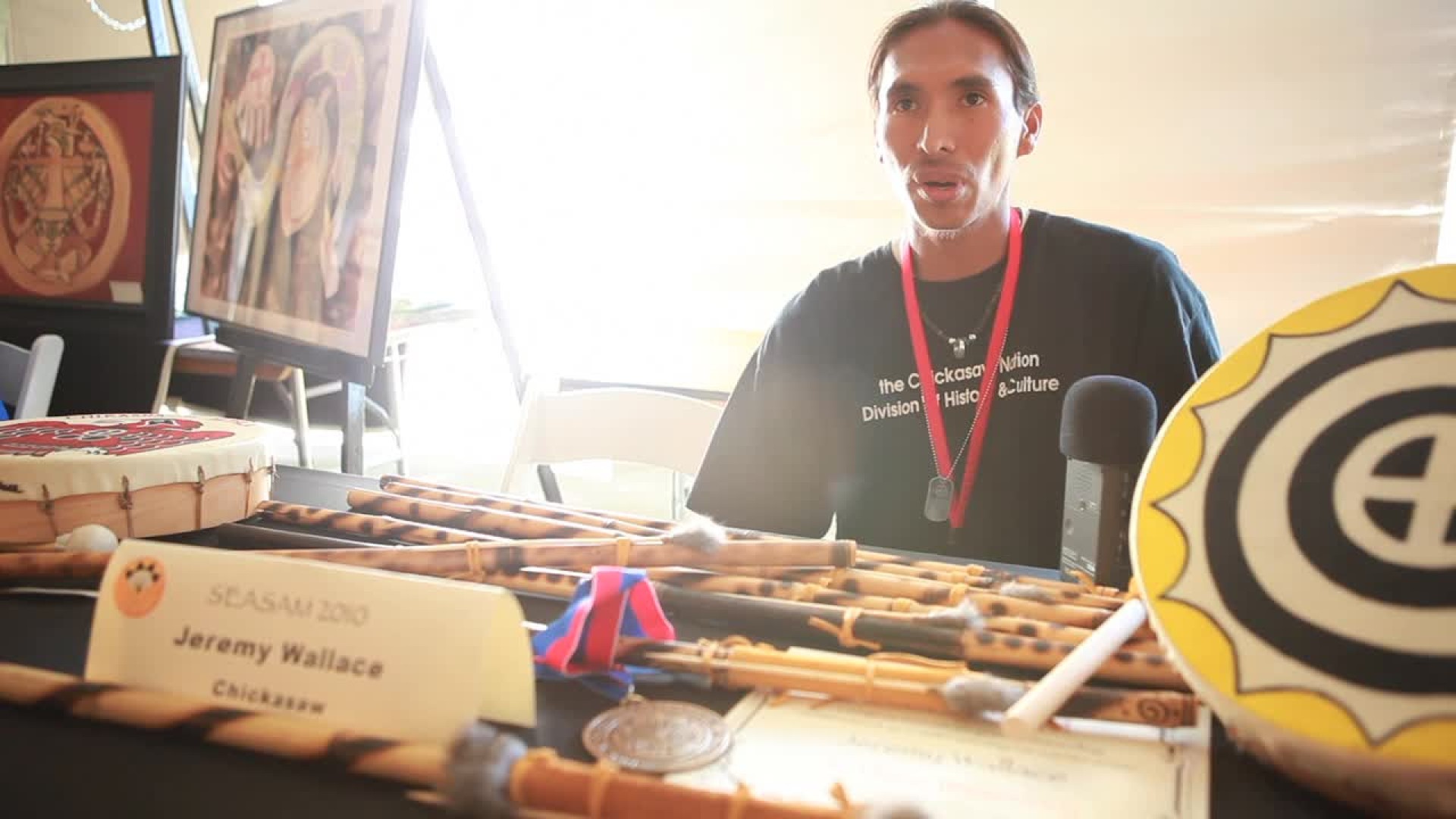 Artist Jeremy Wallace: Inspired by Ancestors | Chickasaw.tv